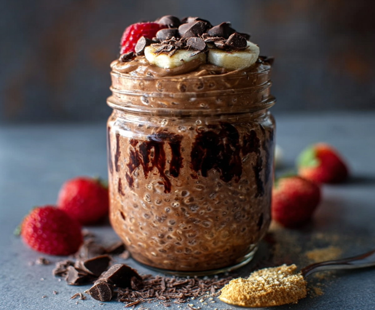 Brownie Batter Overnight Oats Recipe